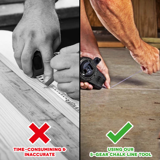 FullPartsAndTools | 5-Gear Chalk Line Tool ~ fullpartsandtools