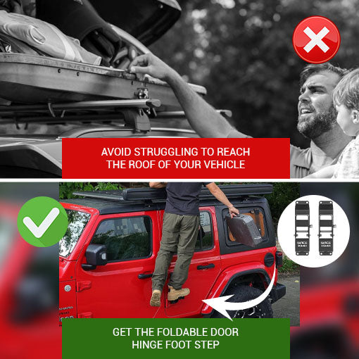 Foldable Door Hinge Foot Step ~ fullpartsandtools.com